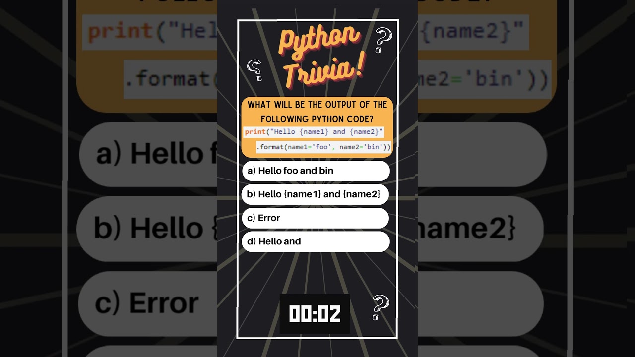 Python Trivia   String 71 #coding #python #techcommunity #shorts #trending #viral #datascience