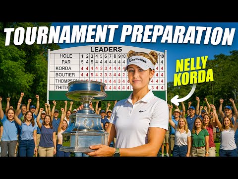 Nelly Korda - Tournament Preparation! Everything you need to do before a golf tournament!