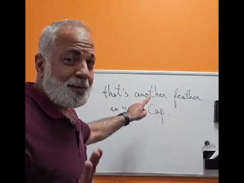 Video # 285 - That's another feather in your cap.