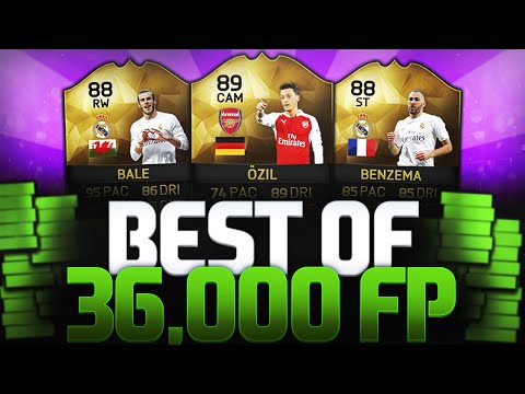 BEST OF 36,000 FIFA POINTS!!! I CANT BELIEVE THIS FIFA 16 ULTIMATE TEAM