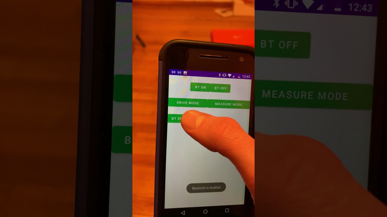Using Android Studios to control an Arduino Robot using Bluetooth