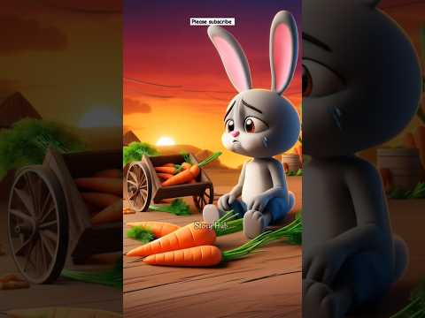 खरगोश और गाजर की खेती/rabbit and carrots ????/trending ai cartoon #trending#shorts#ai#youtubeshorts#fun