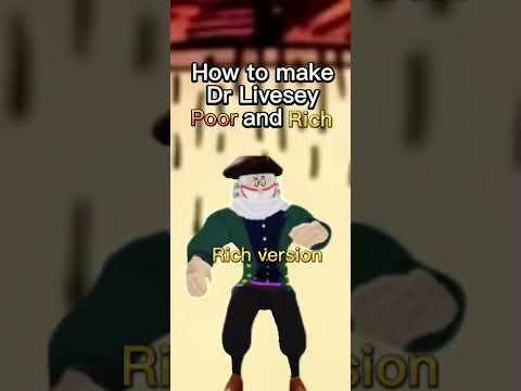 How to make Doctor Livesey in Roblox, Rich Verison @mridentified #shorts #roblox
