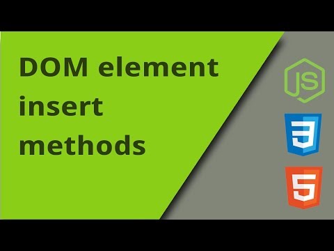 Learn DOM methods insertBefore and insertAdjacentElement - Mind Luster