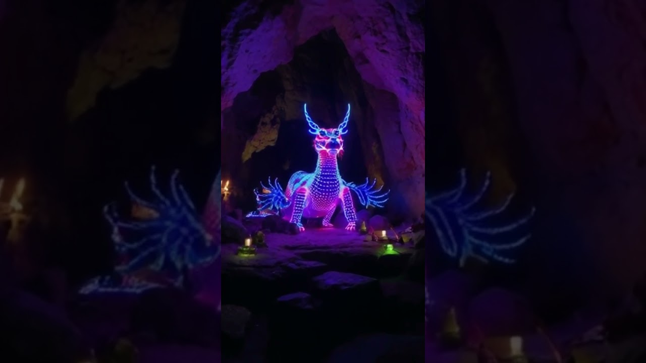 Neon Dragon's Lair  #naturalwallpaper #beautyofnature #wallpaperhd #naturelovers #hdlivewallpaper