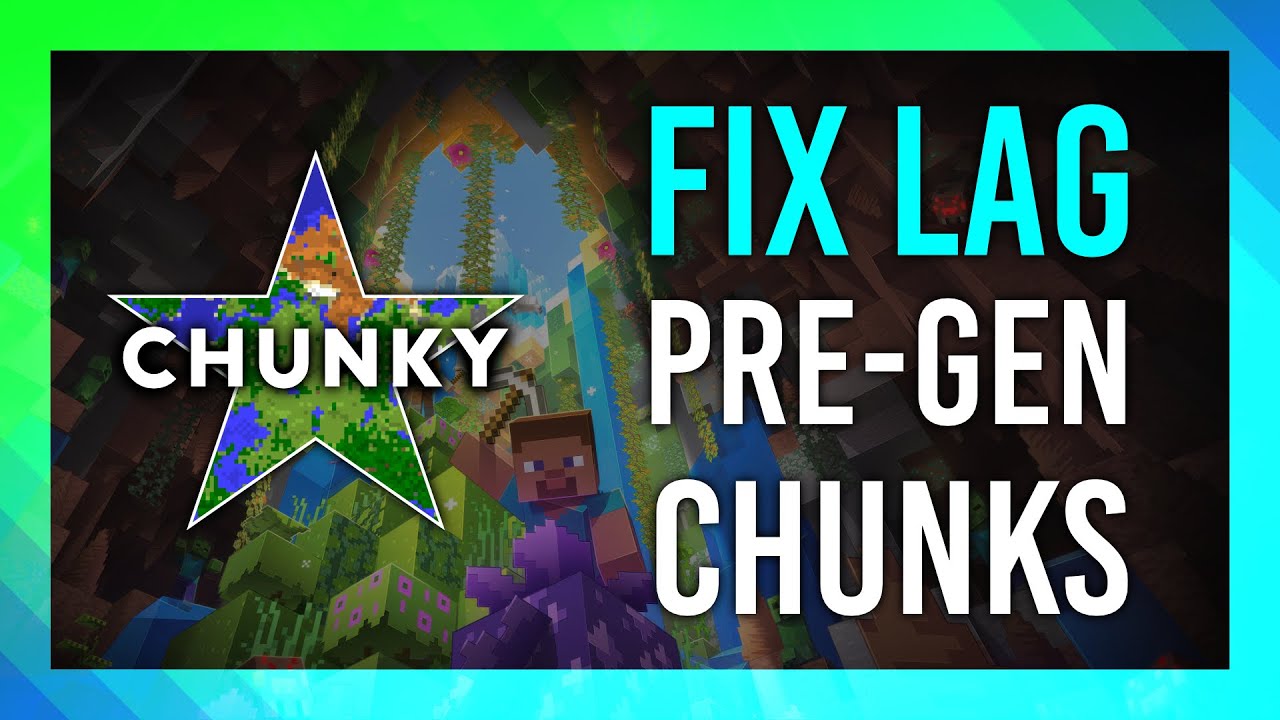 How to Pre-Generate Your World to Stop Lag | Chunky Guide | Minecraft