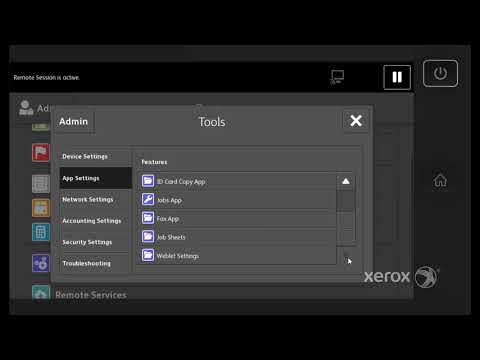 Xerox® AltaLink® C8070 Family Accessing Tool Administrators No Audio