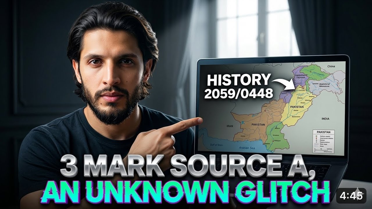 HOW TO SOLVE A 3 MARK SOURCE QUESTION| RECENT CHANGES| HISTORY | Pak Studies 2059/0448