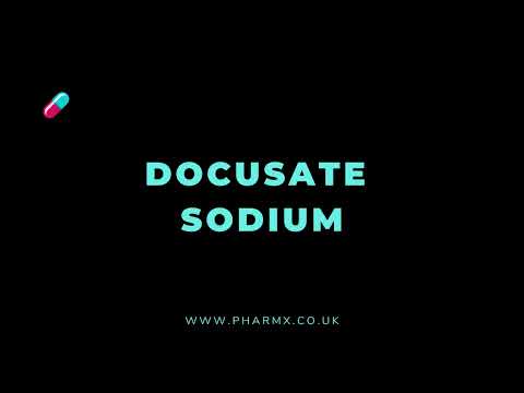How to pronounce Docusate sodium