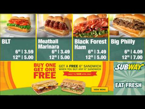 Printable Subway Menu Pdf : Top Picked from our Experts
