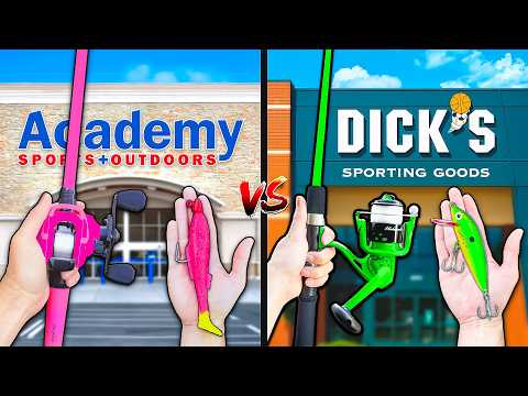 Academy vs Dicks Budget Fishing Challenge