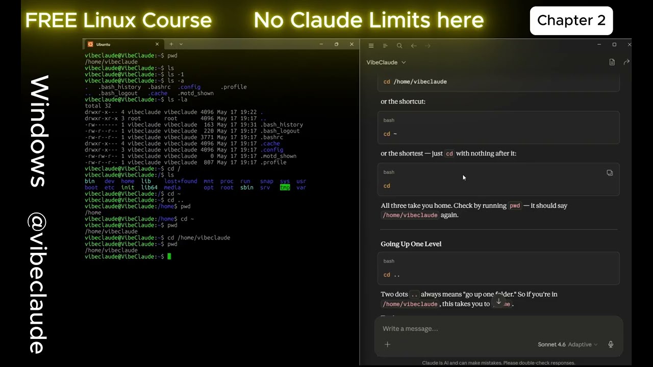 Learning Linux From Zero — Chapter 2: Moving Around the Terminal | Free Full Course