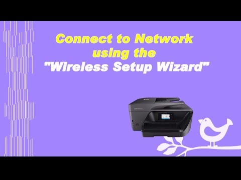HP Officejet Pro 8720 | 8730 | 6960 | 6975 Printer : Connect to Network using Wireless Setup Wizard