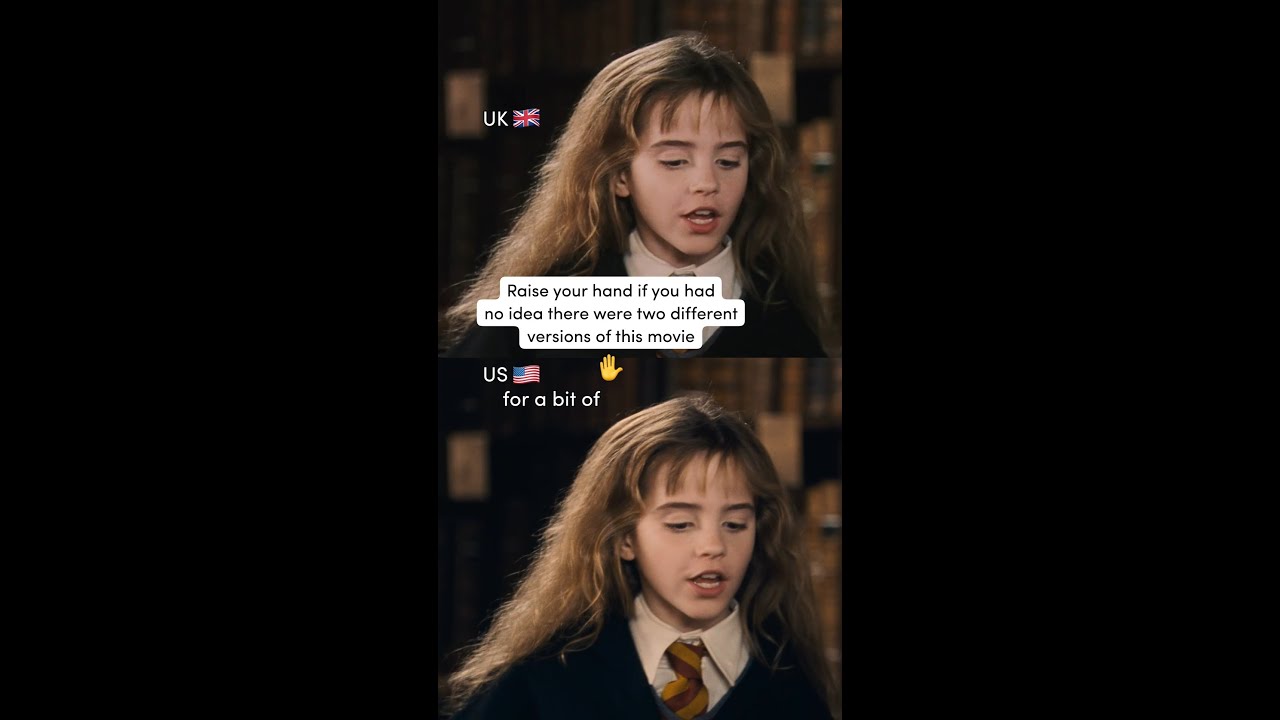 Philosopher's Stone vs. Sorcerer's Stone #HarryPotter #DidYouKnow