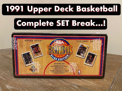 1991-92 Upper Deck Basketball Complete Set Break!