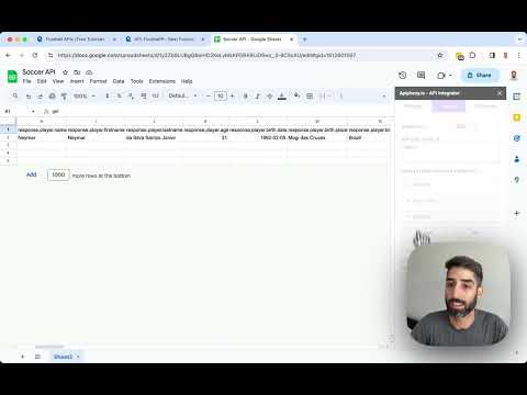 Import Soccer / Football Data Into Google Sheets Using An API For Free