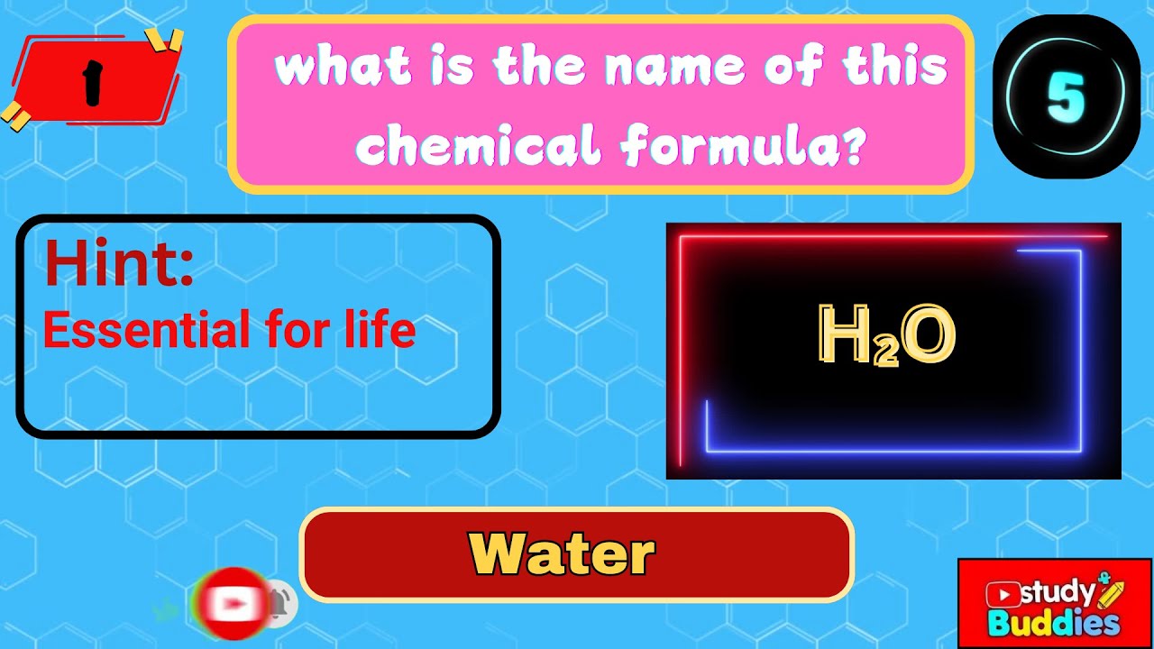 🔬 GUESS THE CHEMICAL FORMULA | Science Quiz Mania | Chemistry Quiz 🧪