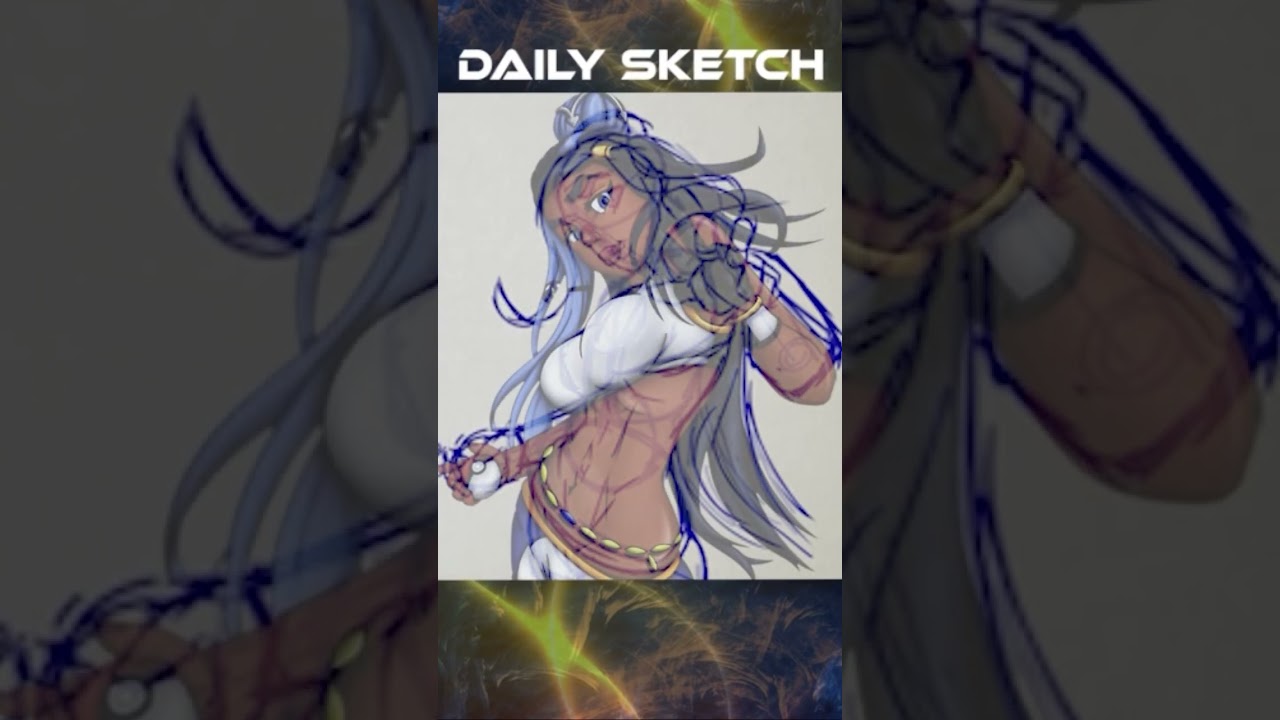 Nessa pokemon fanart speedpaint