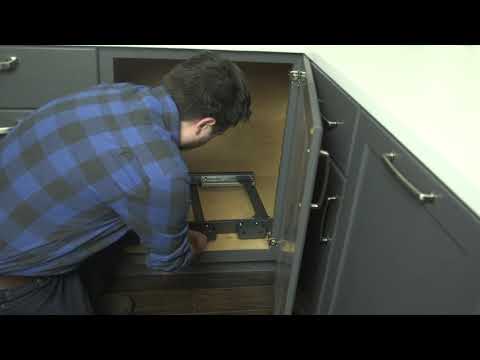 Storage with Style Blind Corner Organizer by Hardware Resources | Kitchensource.com