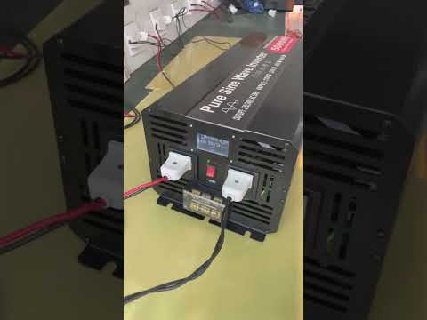 Meind 5000W pure sine wave power inverter testing