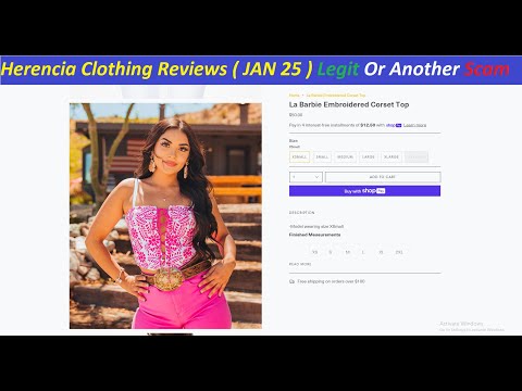 Herencia Clothing Reviews ( JAN 25 ) Legit Or Another Scam ? Herencia Clothing !HerenciaClothing Com