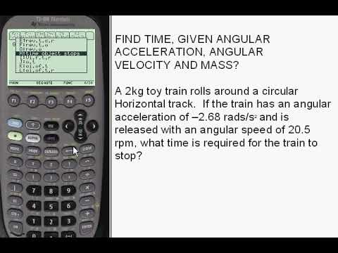 Angular acceleration, find time object stops