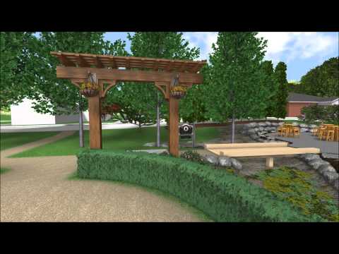 Kreger Farmhouse - Community Courtyard - Franklin, MI