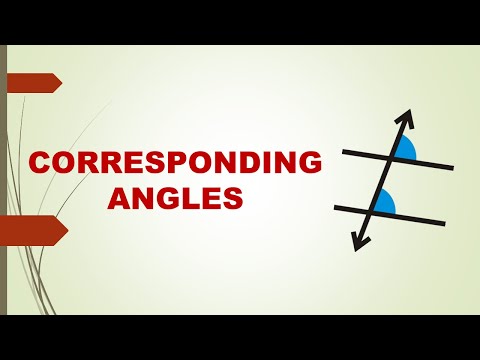 19. Corresponding Angles|Definition|Construction|Geometry in Urdu/Hindi