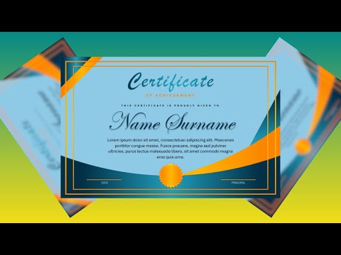 Craft a PROFESSIONAL Certificate of Achievement in Minutes