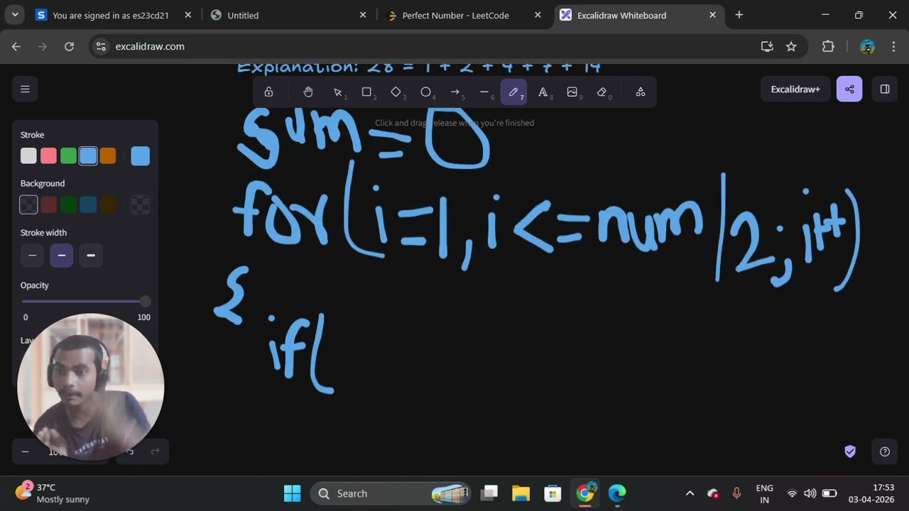 Crack LeetCode Perfect Number in 5 Minutes ⚡ | Beginner Friendly