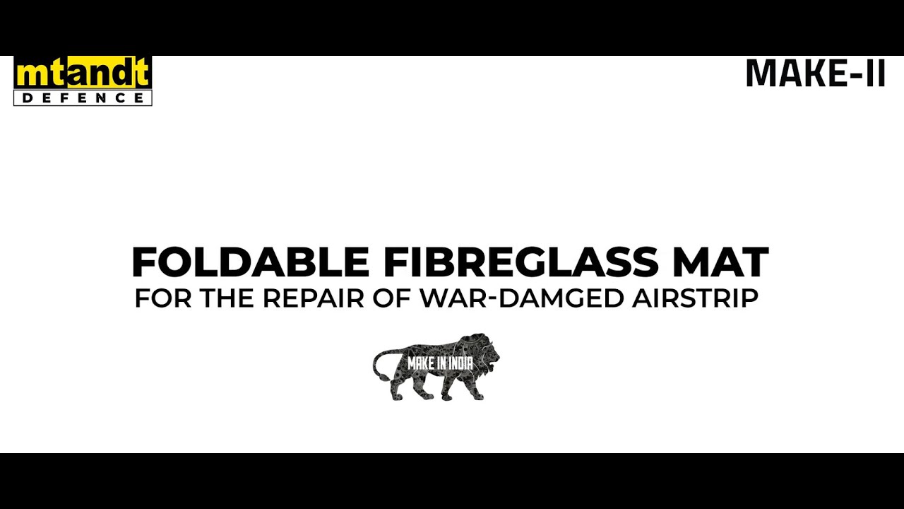 Revolutionizing Airstrip Repair: Foldable Fibreglass Mats for War-Damaged Runways