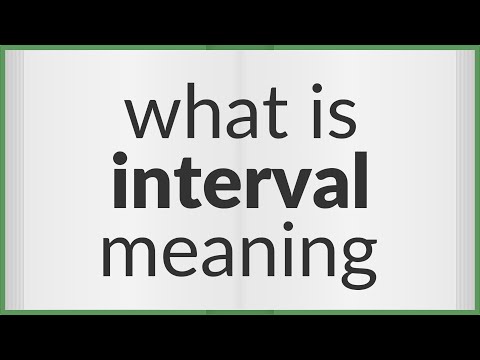 Interval | meaning of Interval
