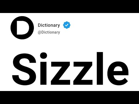 Sizzle Meaning In English
