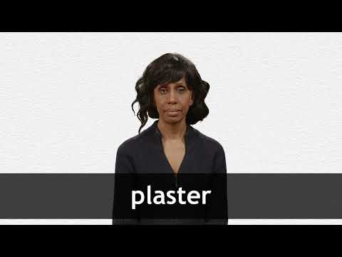 PLASTER definition and meaning | Collins English Dictionary