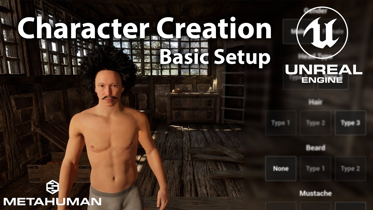 Unreal Engine 5 Tutorial - Character Creation System Part 1: Basic Setup