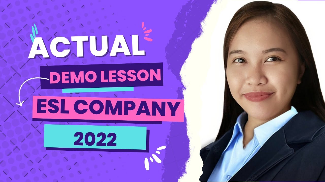 ACTUAL ESL DEMO LESSON / CUT / 2022