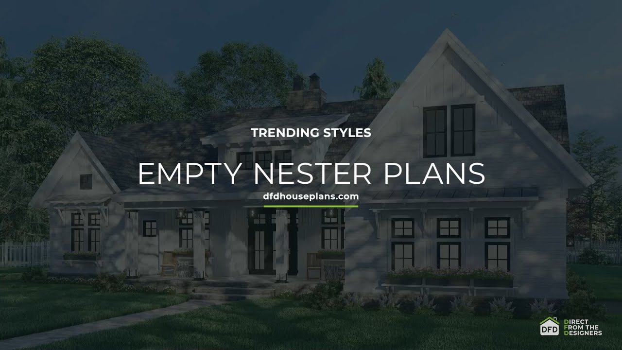 Extraordinary Empty Nester House Plans | Direct from the Designers