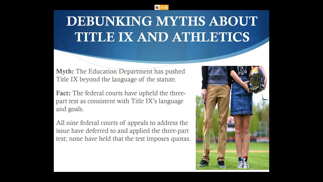 Title IX Webinar Series Session 2
