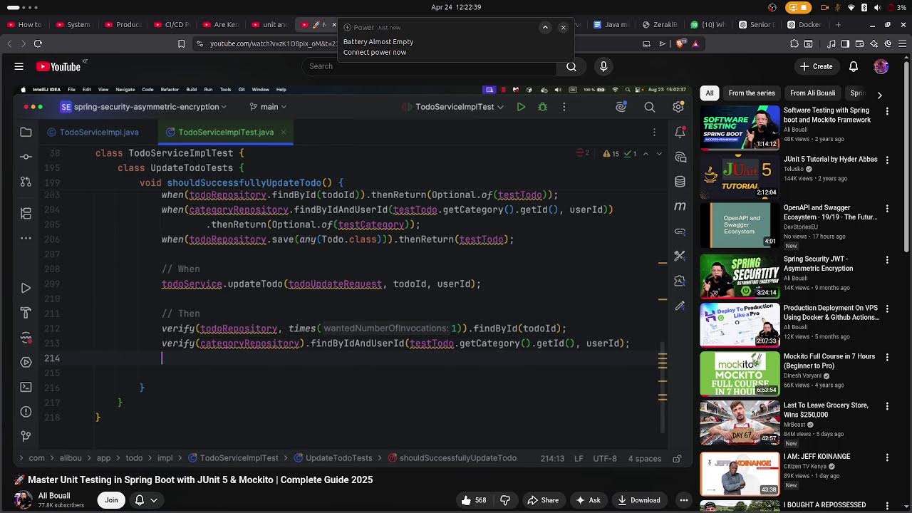 Day 55/90 – Becoming a Mid-Level Java Backend Developer (Live Build Series)