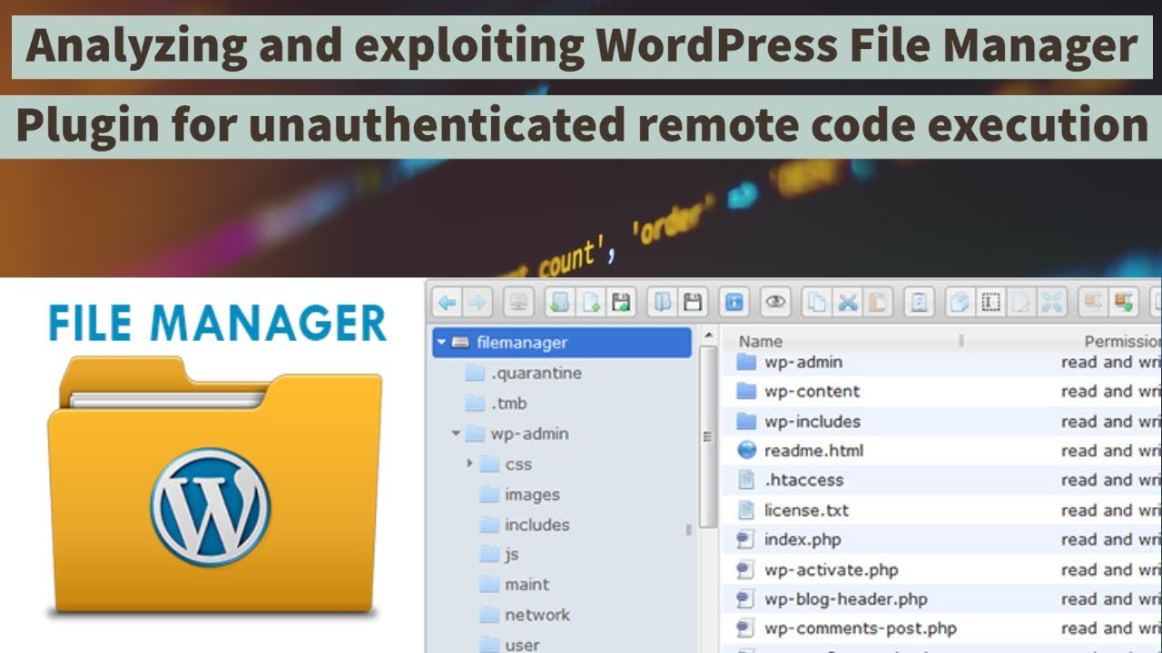 WordPress File Manager Plugin Exploit | CVE-2020-25213