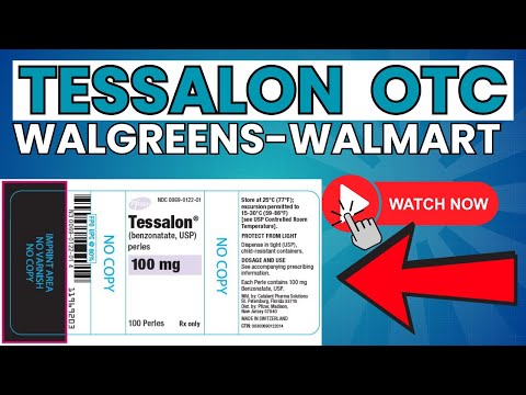 Tessalon Perles OTC: Walgreens, Walmart ⏬👇