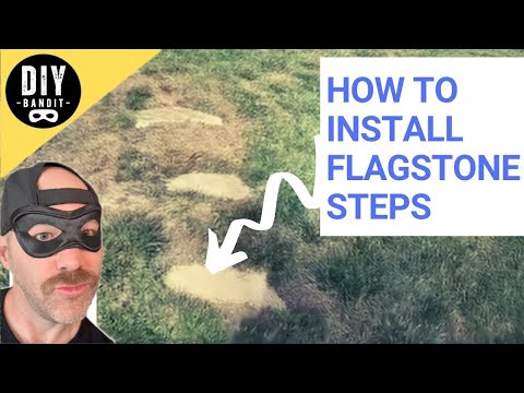 ️🔥 Flagstone Steps➔ How to Easily DIY Install (& Secure) on Slope Outdoors or in Backyard