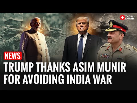 Trump Thanks Pakistan Army Chief Asim Munir for Avoiding War with India | Asim Munir In USA