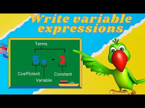 Variable Expressions for kids | Math for kids