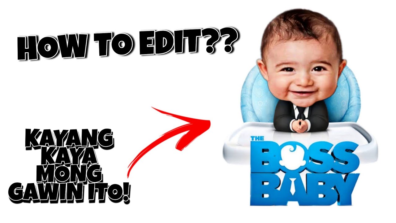 BOSS BABY FACE SWAP | TUTORIAL FOR BEGINNERS