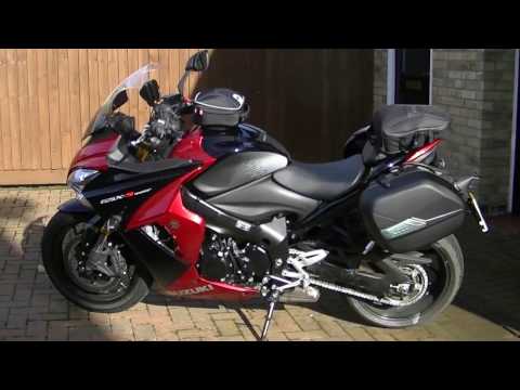 Givi ST601 Panniers / Saddlebags, fitting and demo on Suzuki GSX S1000F