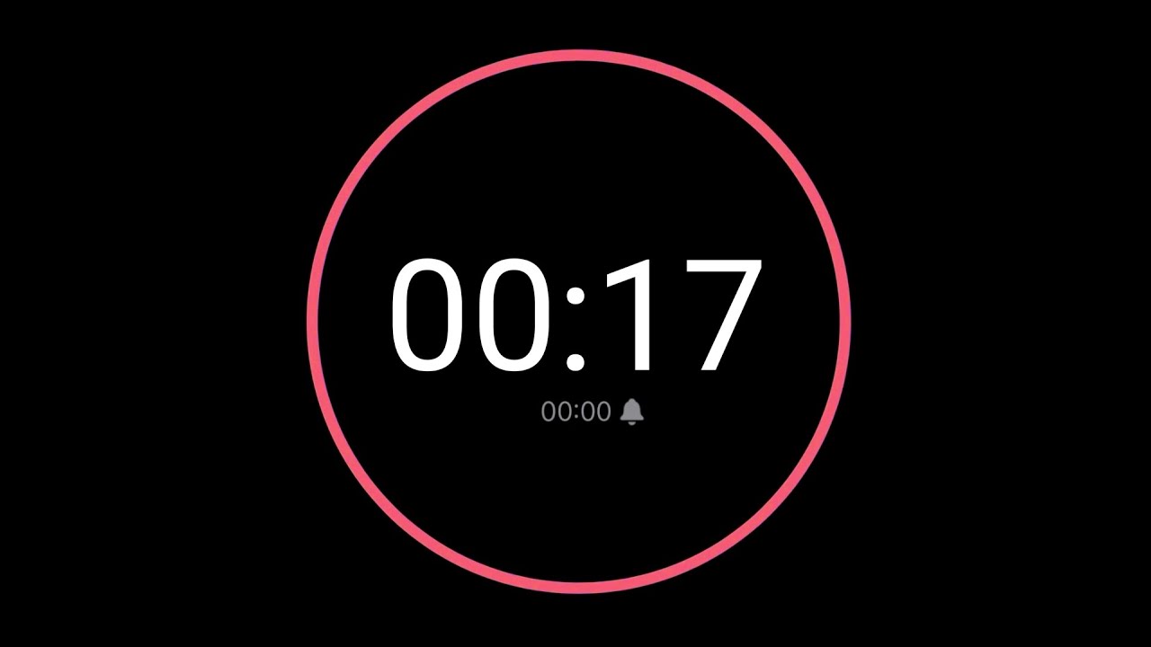 17 Second Countdown Timer / iPhone Timer Style
