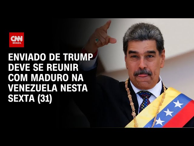 Maduro se reúne com enviado especial de Trump na Venezuela | CNN Brasil