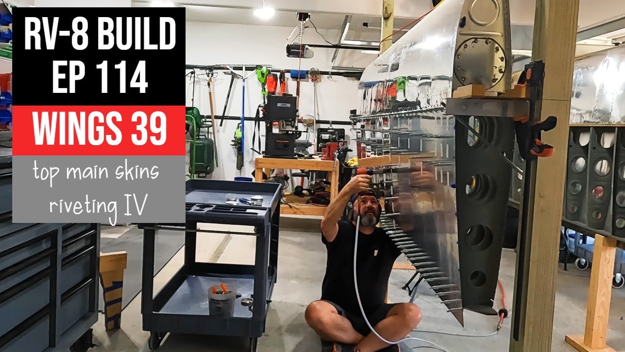 Aviation: Vans RV Aircraft - Van's RV-8 Build. Ep 114. Wings 39. Top ...