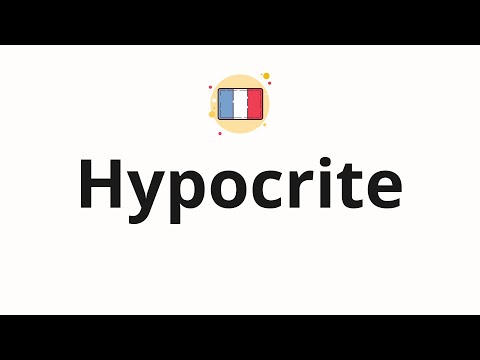 How to pronounce Hypocrite